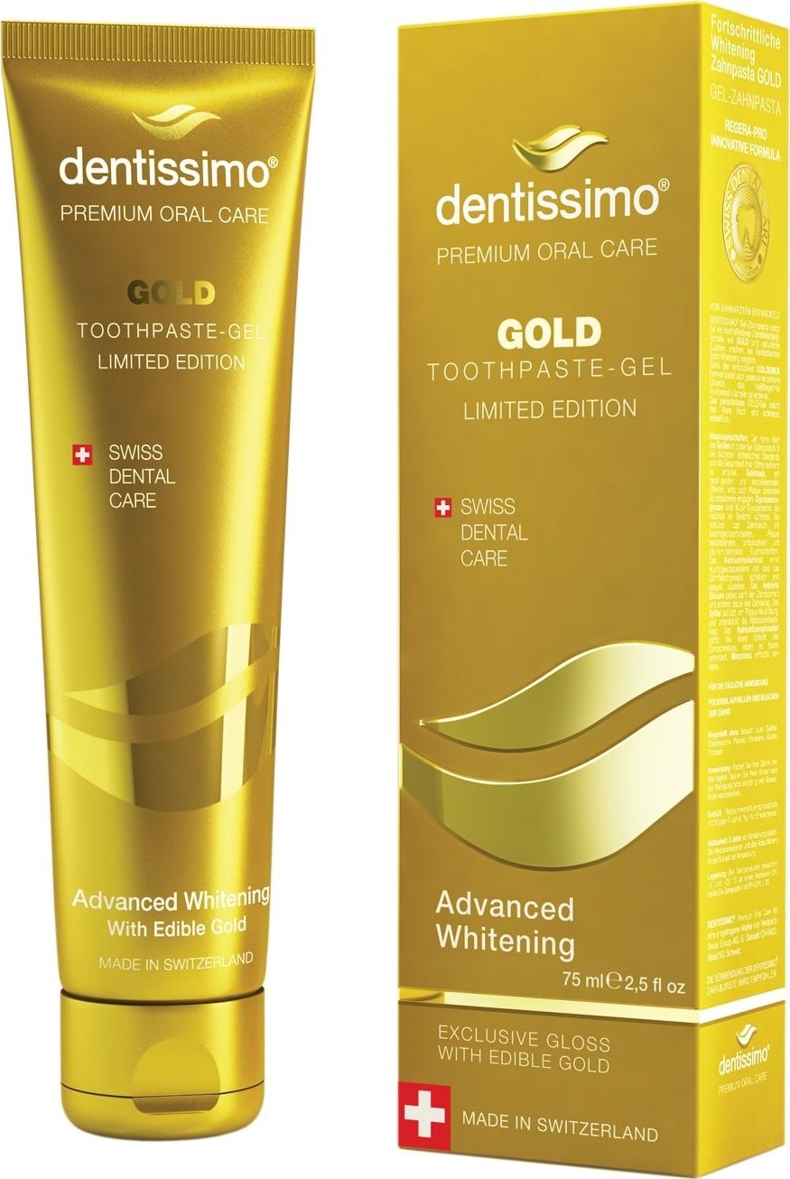 Dentissimo Gold Advanced Whitening 75 ml - Zbozi.cz
