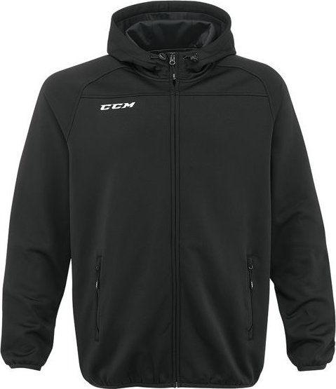 CCM Locker Room Full Zip Hood JR černá 140 - Zbozi.cz