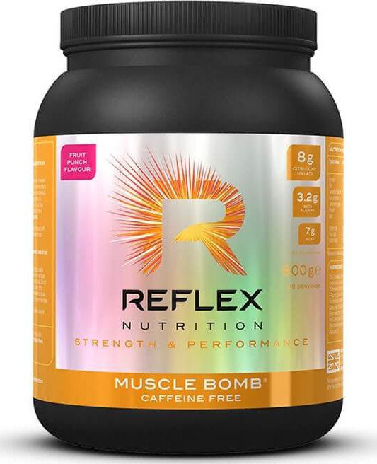 Reflex Nutrition Muscle Bomb Caffeine Free 600 g - Zbozi.cz