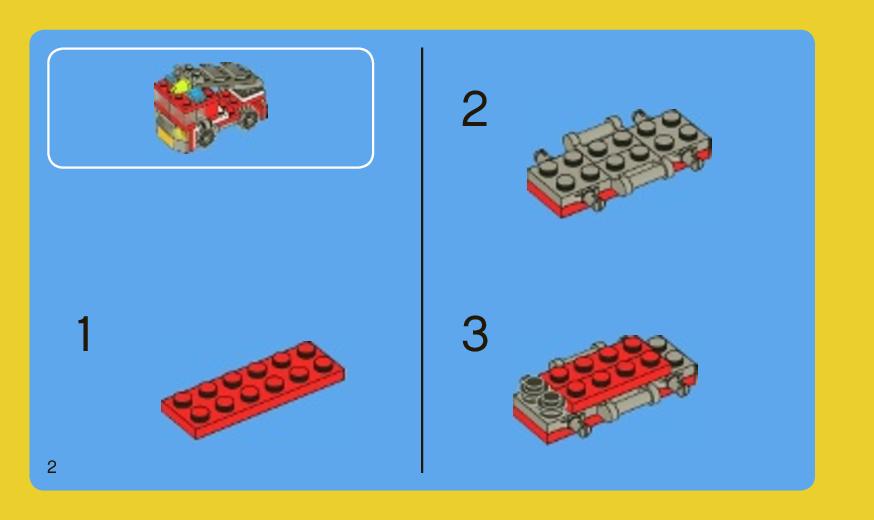 Návod na stavbu LEGO Creator 6911 Mini hasiči - Zbozi.cz