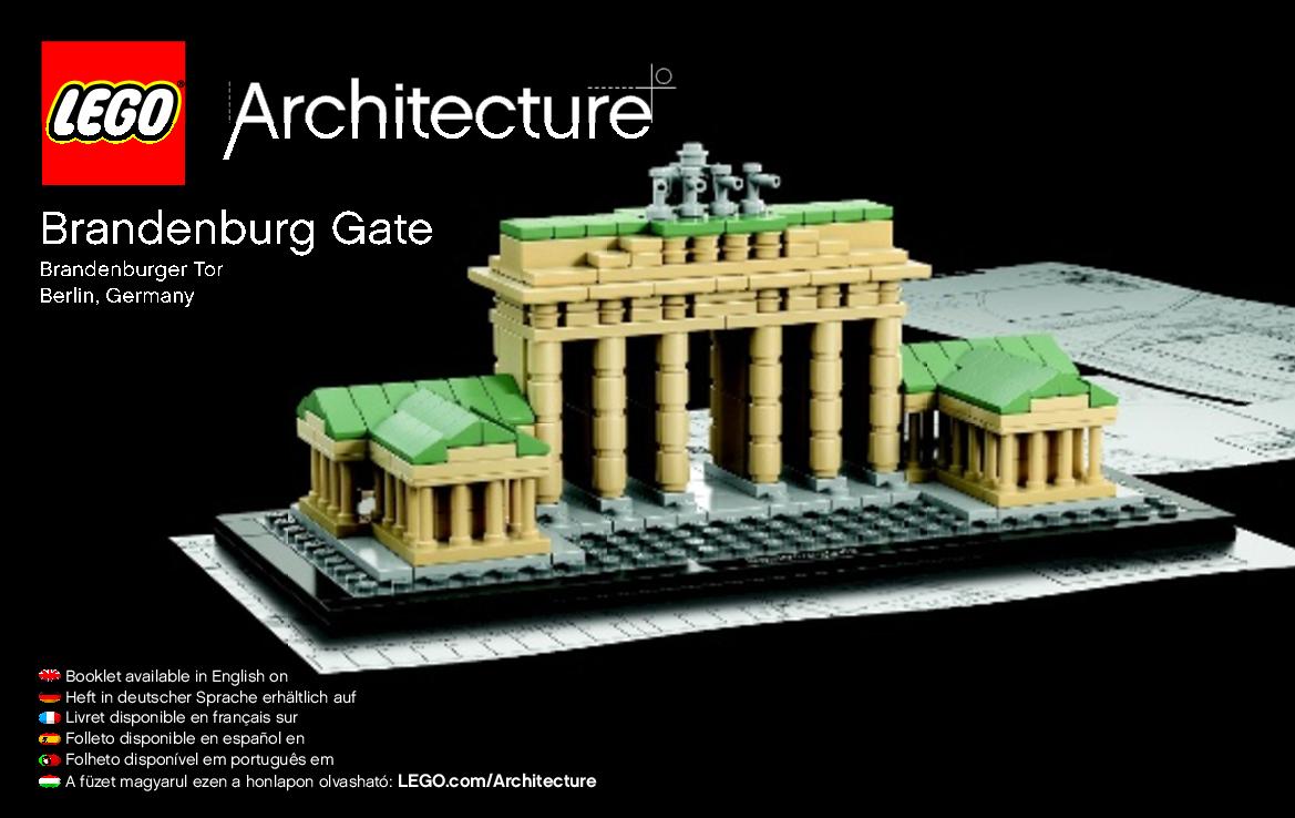 Návod na stavbu LEGO Architecture 21011 Brandenburg Gate - Zbozi.cz