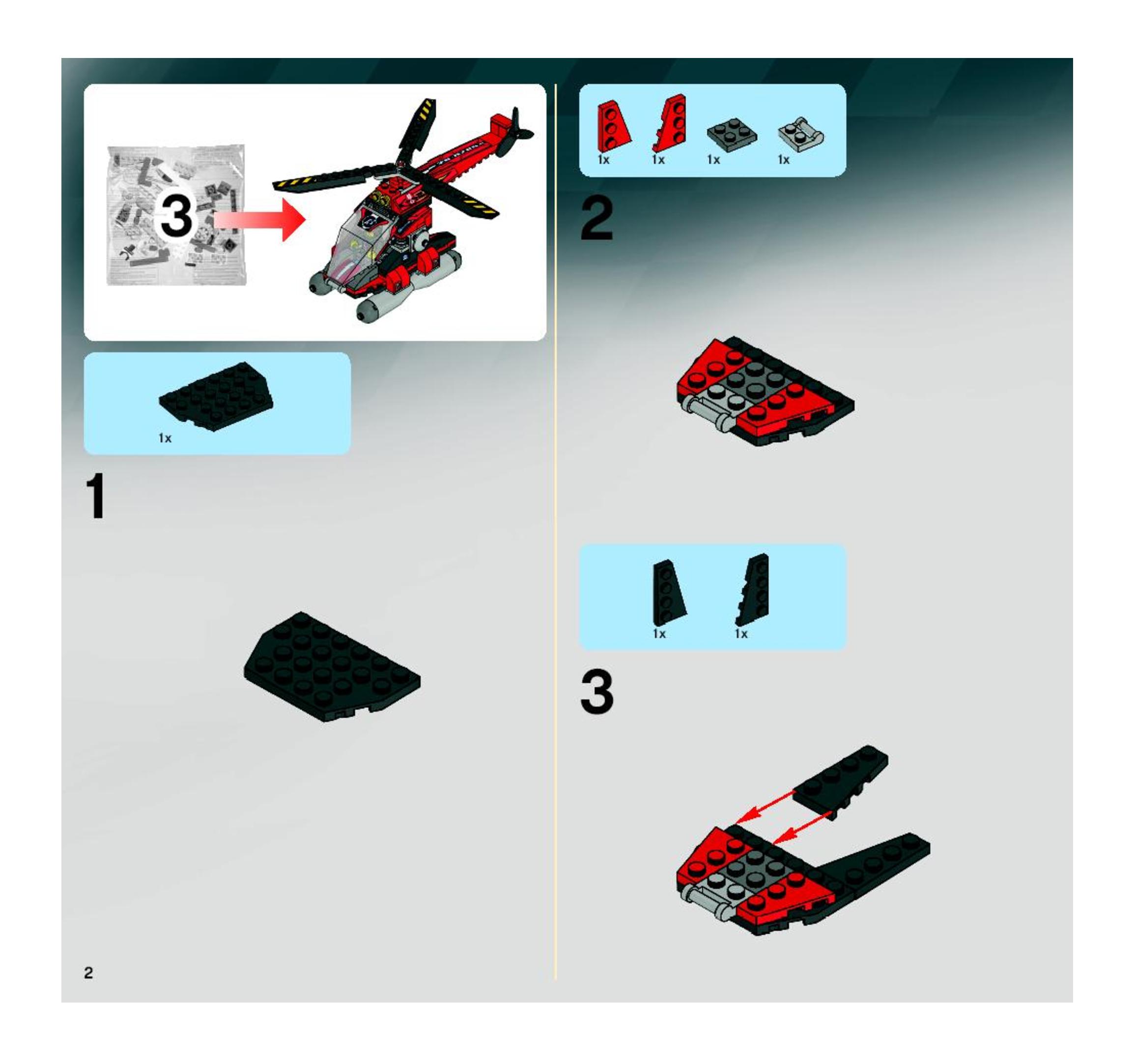 Návod na stavbu - druhá část LEGO Racers 8863 Arktický závod - Zbozi.cz