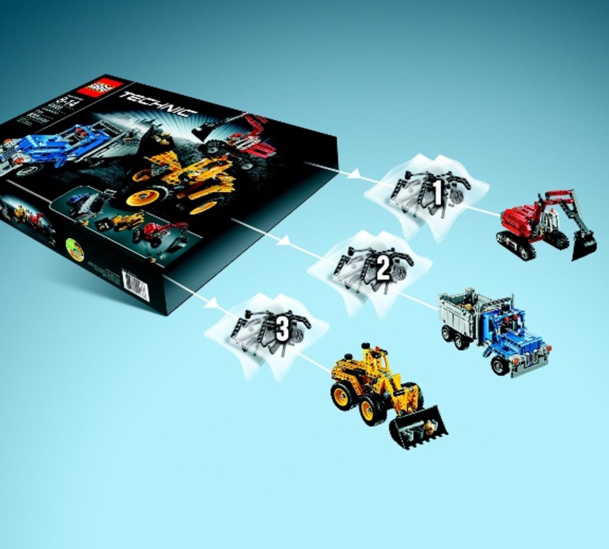 Návod na stavbu 1 LEGO Technic 42023 Stavbaři - Zbozi.cz Návod na stavbu 1 LEGO Technic 42023 Stavbaři - Zbozi.cz