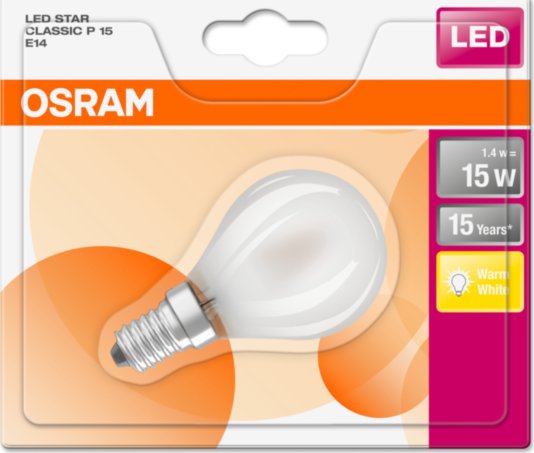 Osram LED Star Classic P 1,4W E14 2700K - Zbozi.cz