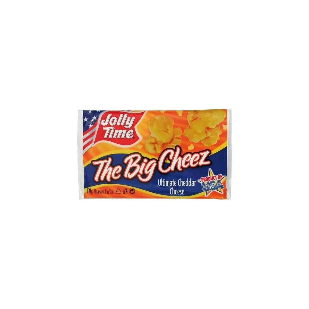 Foto Popcorn Jolly Time Popcorn The Big Cheez 100 g - Zbozi.cz