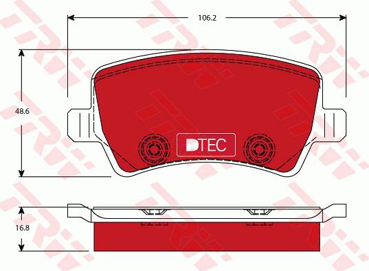TRW Dtec Cotec GDB1685DTE od 738 Kč - Zbozi.cz