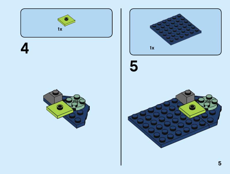 Návod na stavbu - druhá část LEGO City 60264 Oceánská průzkumná ponorka ...