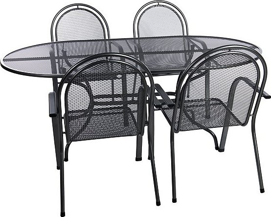 UNIKOV Steel Corina IV. 1+4 stůl 190 x 105 cm - Zbozi.cz