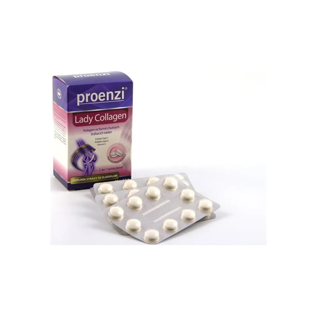 Foto Kloubní výživa Proenzi Lady collagen 60 tablet - Zbozi.cz