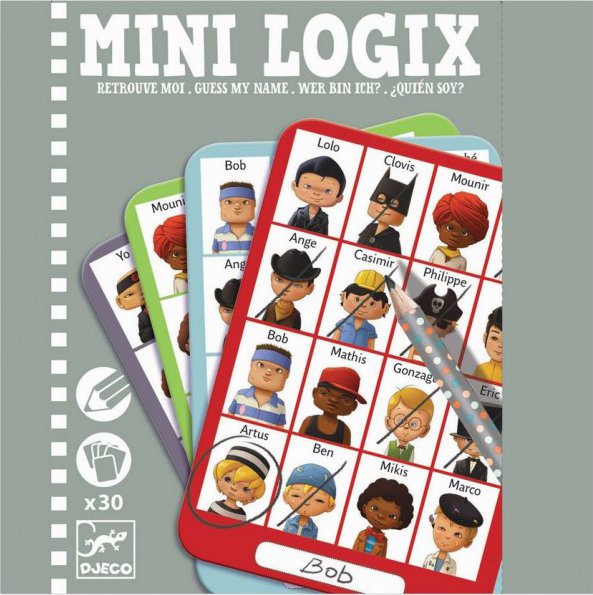 Djeco Mini Logix Hádej, kdo jsem - klučičí - Zbozi.cz