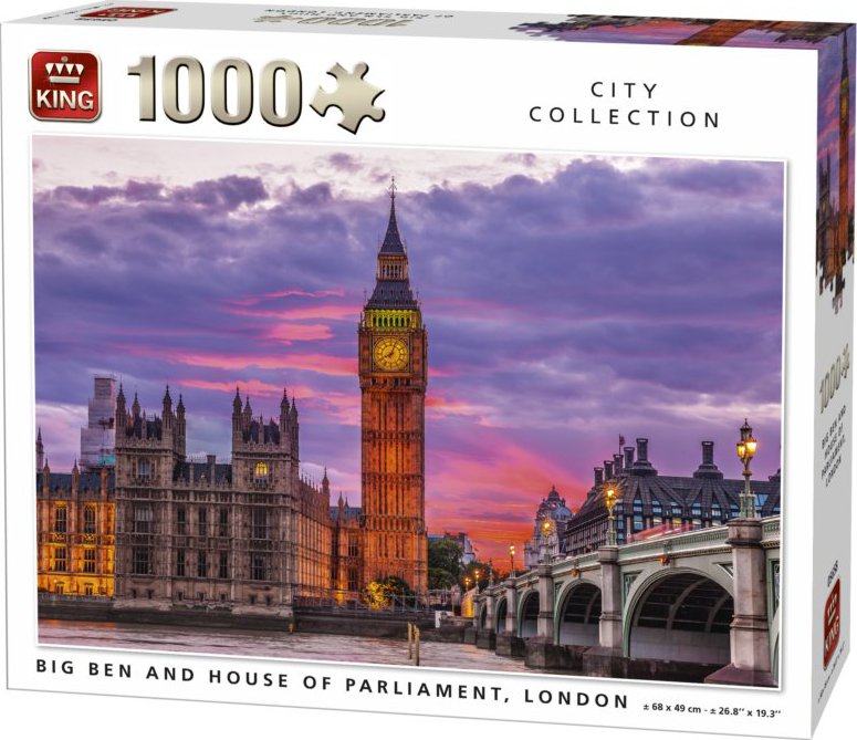 King Puzzles Big Ben a parlament Londýn 1000 dílků - Zbozi.cz