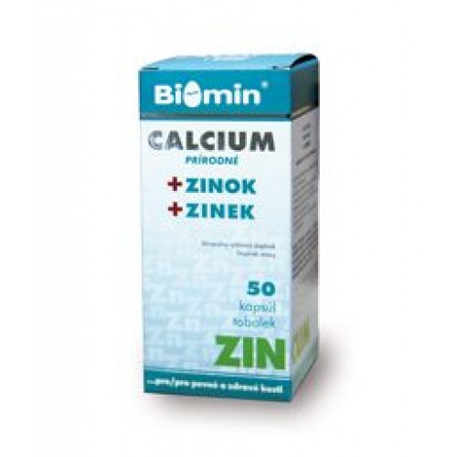 Biomin Calcium + Zinek 50 cps. - Zbozi.cz