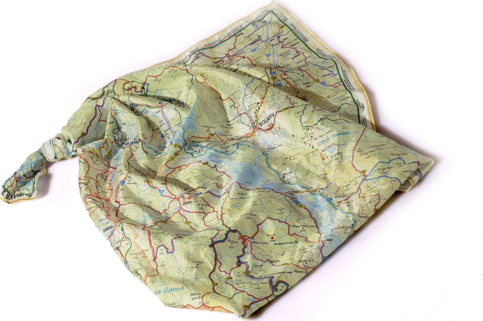 Prachatice, Volary - mapa na šátku - Zbozi.cz