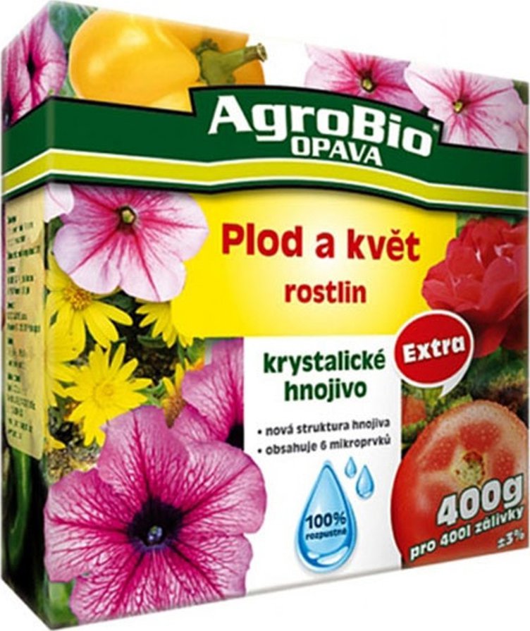 Agrobio Extra Plod a květ 400 g od 93 Kč - Zbozi.cz