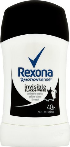 Rexona Motionsense Invisible Black+White W deodorant 40 ml od 59 Kč ...