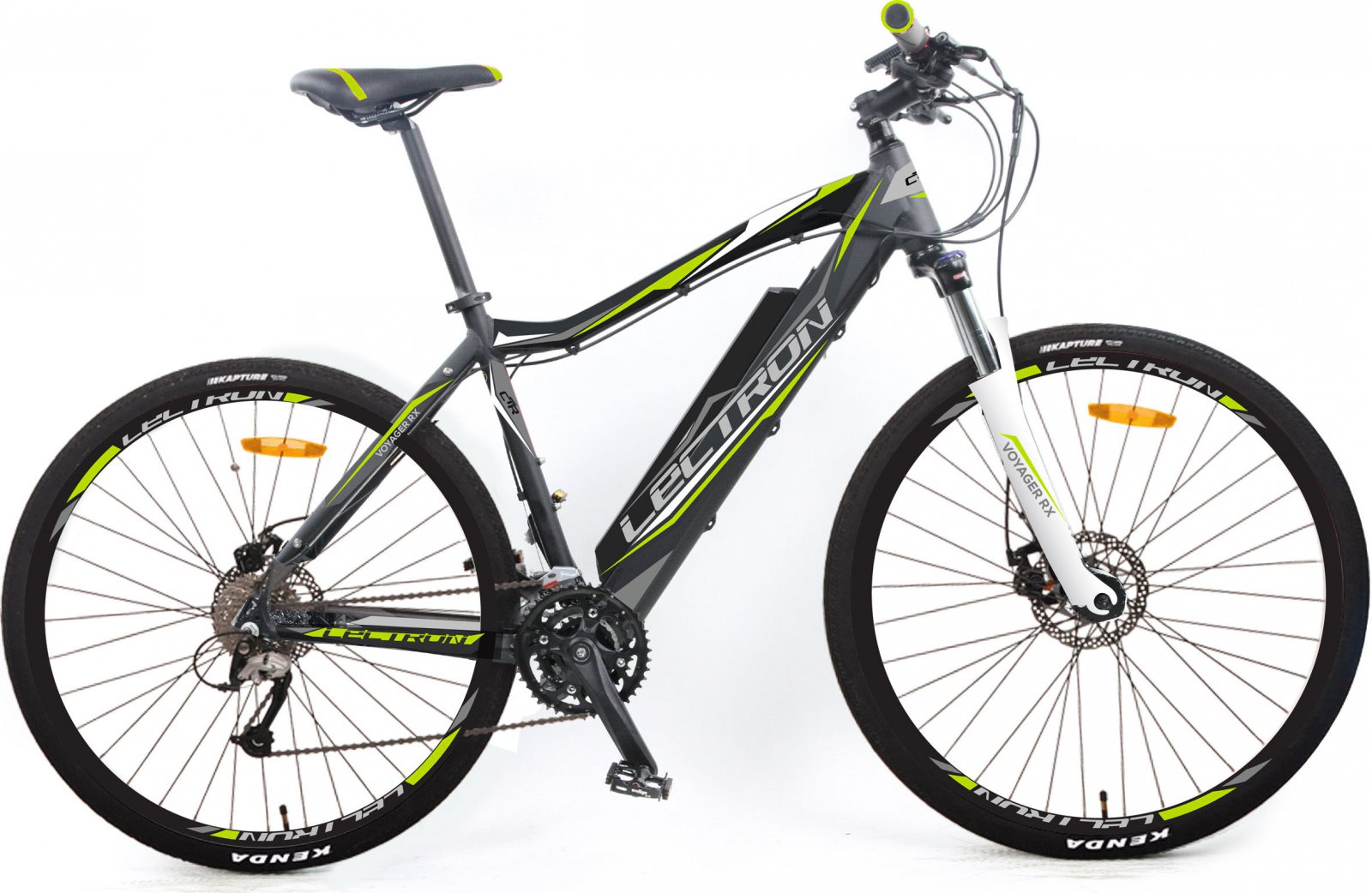 Lectron Voyager RX 13 Ah 28" černé/modré/žluté 2019 - Zbozi.cz