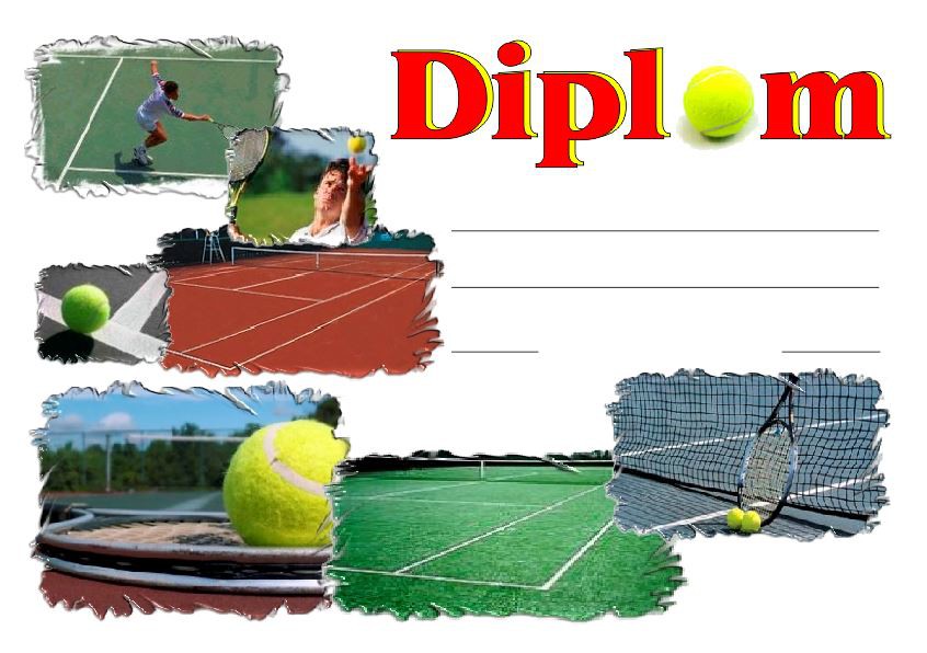 Poháry.com Diplom D17 tenis - Zbozi.cz