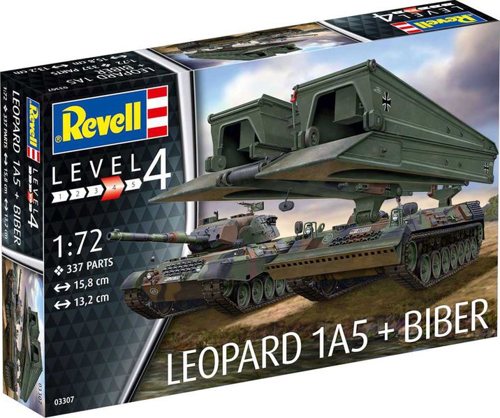 Revell Leopard 1A5 + Biber 1:72 - Zbozi.cz