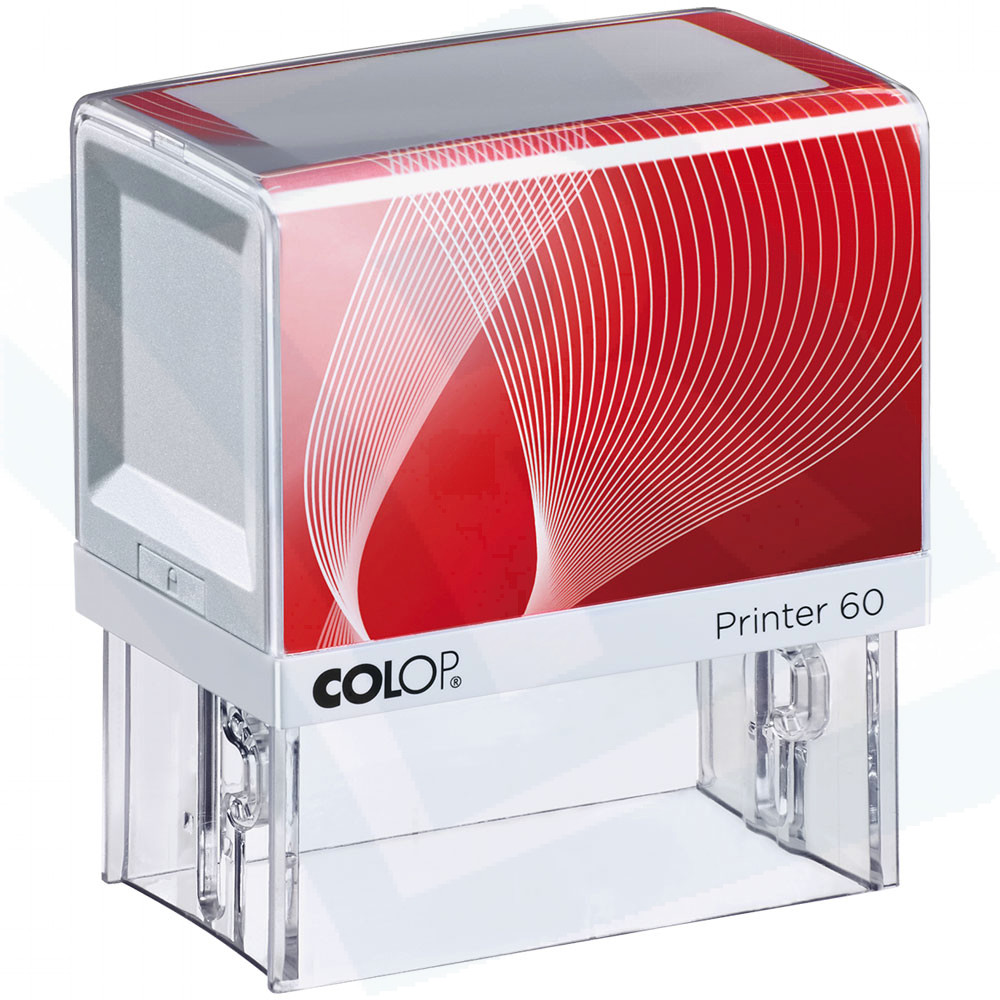 Colop printer 60 červeno/bílé se štočkem - Zbozi.cz