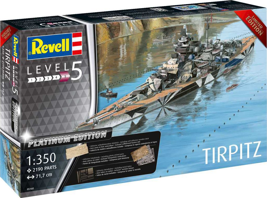 Revell Tirpitz Platinum Edition 1:350 - Zbozi.cz