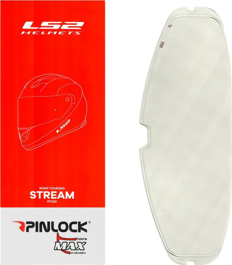 LS2 Pinlock 100% Max Vision 70 pro LS2 FF320/FF353 čirá - Zbozi.cz