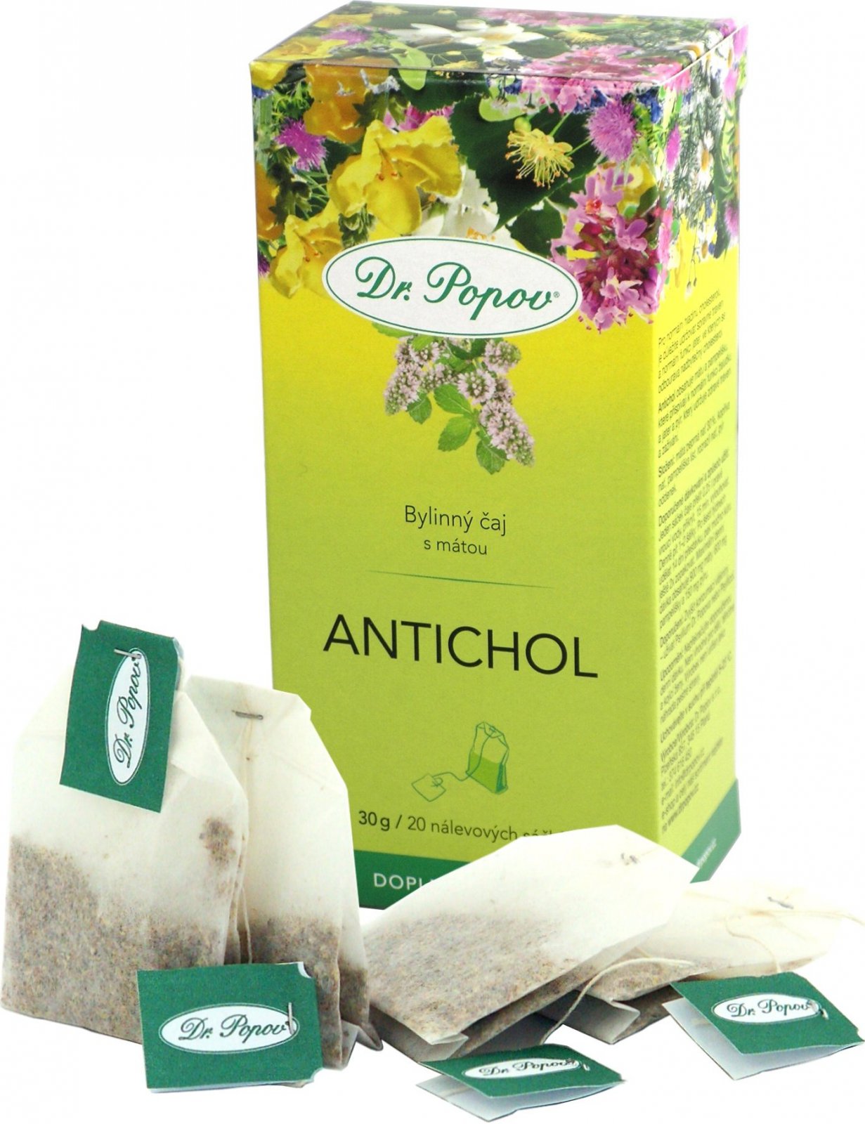 Dr. Popov Antichol 20 x 1,5 g od 52 Kč - Zbozi.cz