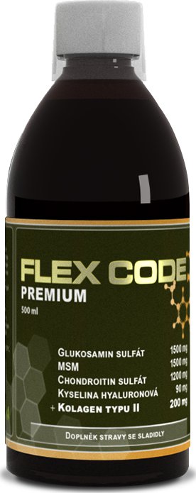 Flex Code Premium s kolagenem typu II 500 ml - Zbozi.cz