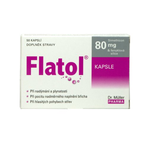 Dr. Müller Pharma Flatol 80 mg 50 cps. od 68 Kč - Zbozi.cz