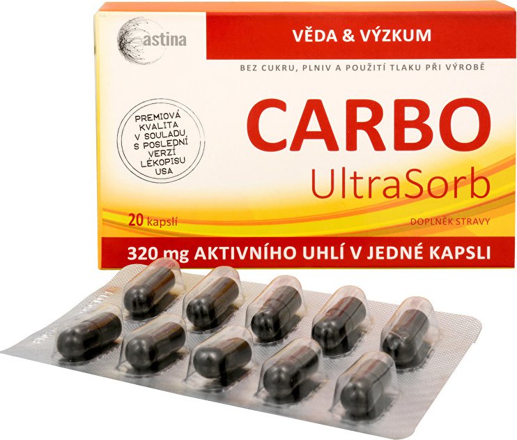 Astina Carbo UltraSorb 20 kapslí - Zbozi.cz
