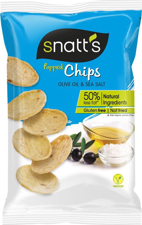 Snatt's Popped Chips 75 g olivový olej/mořská sůl - Zbozi.cz