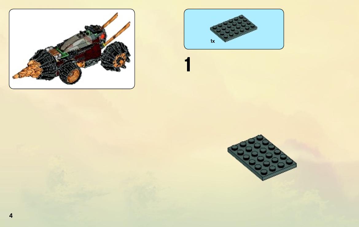 Návod na stavbu Lego Ninjago 70502 Coleův razicí vrták - Zbozi.cz