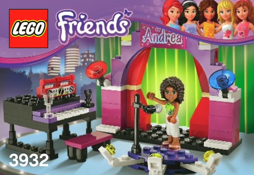 Návod na stavbu LEGO Friends 3932 Andrea na pódiu - Zbozi.cz
