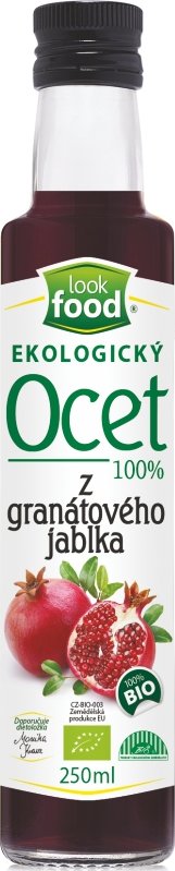 Look Food Ekologický ocet z granátového jablka Bio 250 ml - Zbozi.cz