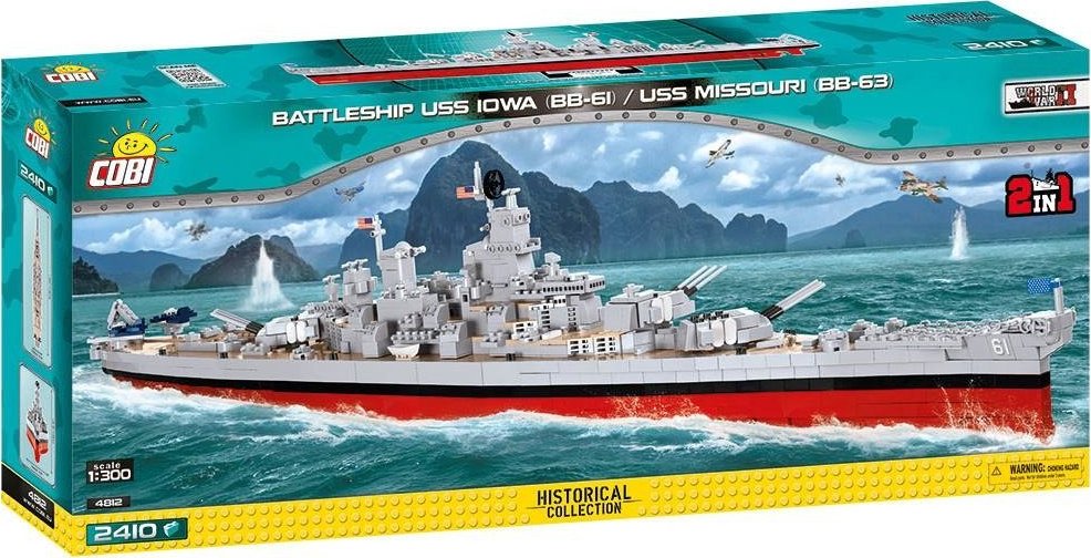 COBI World War II 4812 USS IOWA BB-61 - Zbozi.cz