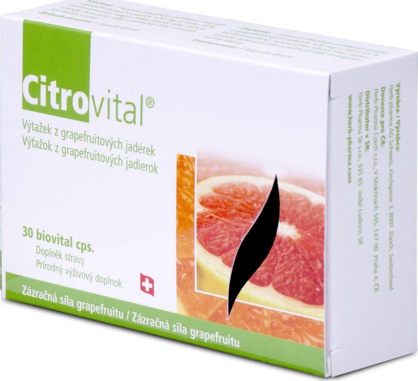 Herb Pharma Citrovital 30 cps. od 143 Kč - Zbozi.cz