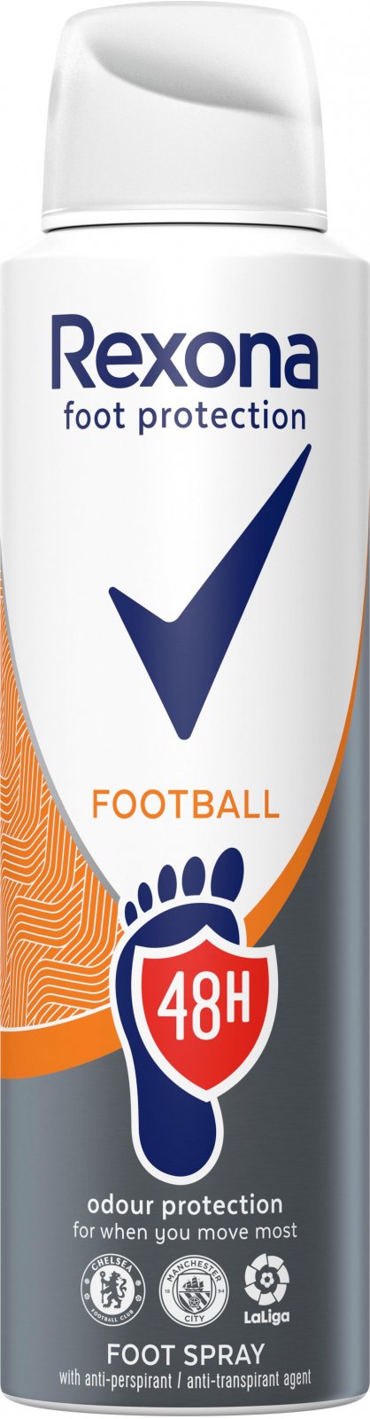 Rexona Foot Protection Football 48H sprej na nohy 150 ml - Zbozi.cz