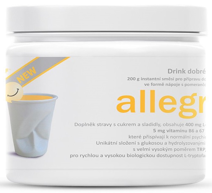 Nutricius Allegra Drink New pomerančový 200 g od 337 Kč - Zbozi.cz