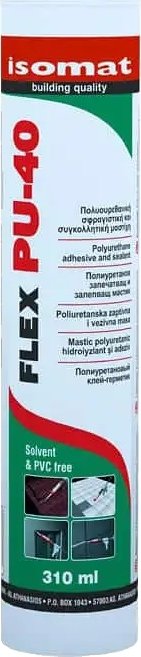 Recenze ISOMAT Flex PU-40 elastomerový lepicí tmel 310 ml šedý - Zbozi.cz