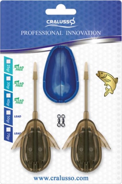 Cralusso Method Double Feeder Set 3410 krmítko 40 g 2 ks od 225 Kč - Zbozi.cz