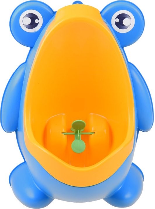 Dětský pisoár žába 20 x 13 x 30 cm modrý/oranžový - Zbozi.cz