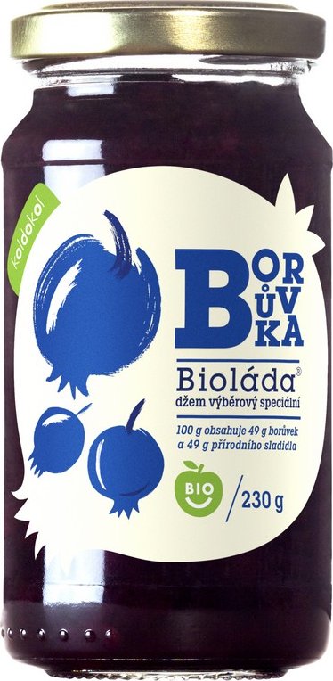 Koldokol Bioláda BIO Borůvka 230 g od 85 Kč - Zbozi.cz