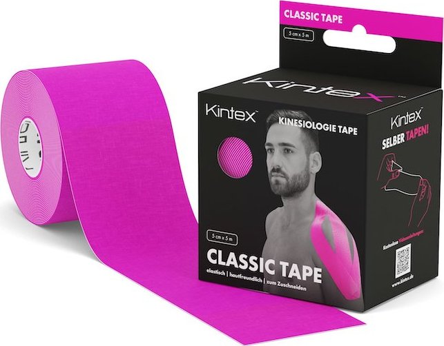 Kintex Kineziologický tejp 5 cm x 5 m růžová od 179 Kč - Zbozi.cz