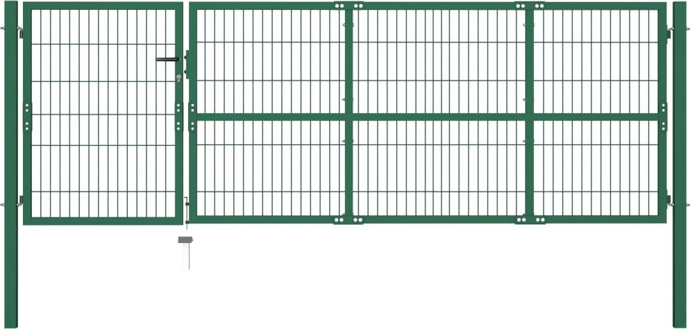 Zahradní plotová brána se sloupky 142569 350 x 100 cm od 9 903 Kč ...