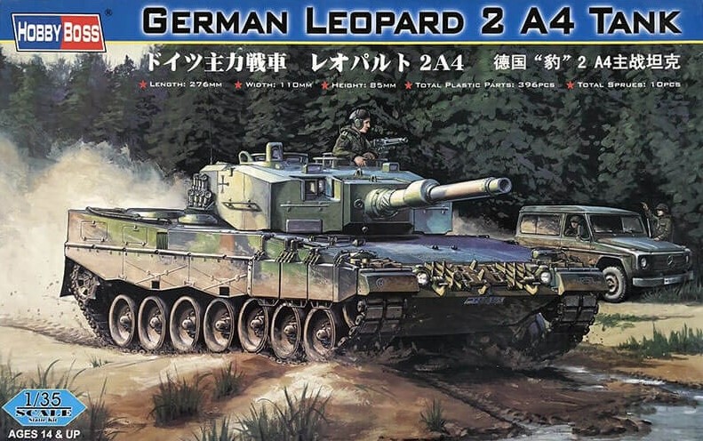 HobbyBoss German Leopard 2 A4 Tank 1:35 od 448 Kč - Zbozi.cz