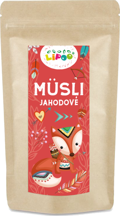 Lipoo Müsli jahodové 90 g - Zbozi.cz