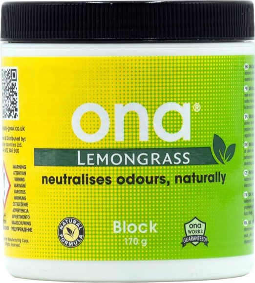 Ona Block Lemon Grass neutralizátor zápachu 170 g od 239 Kč - Zbozi.cz