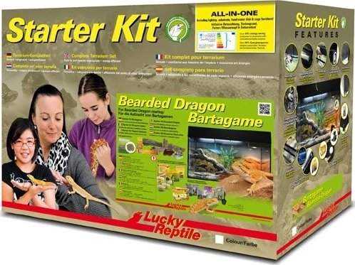 Lucky Reptile Starter Kit Bearded Dragon bílé 80 x 40 x 52 cm od 7 250 ...