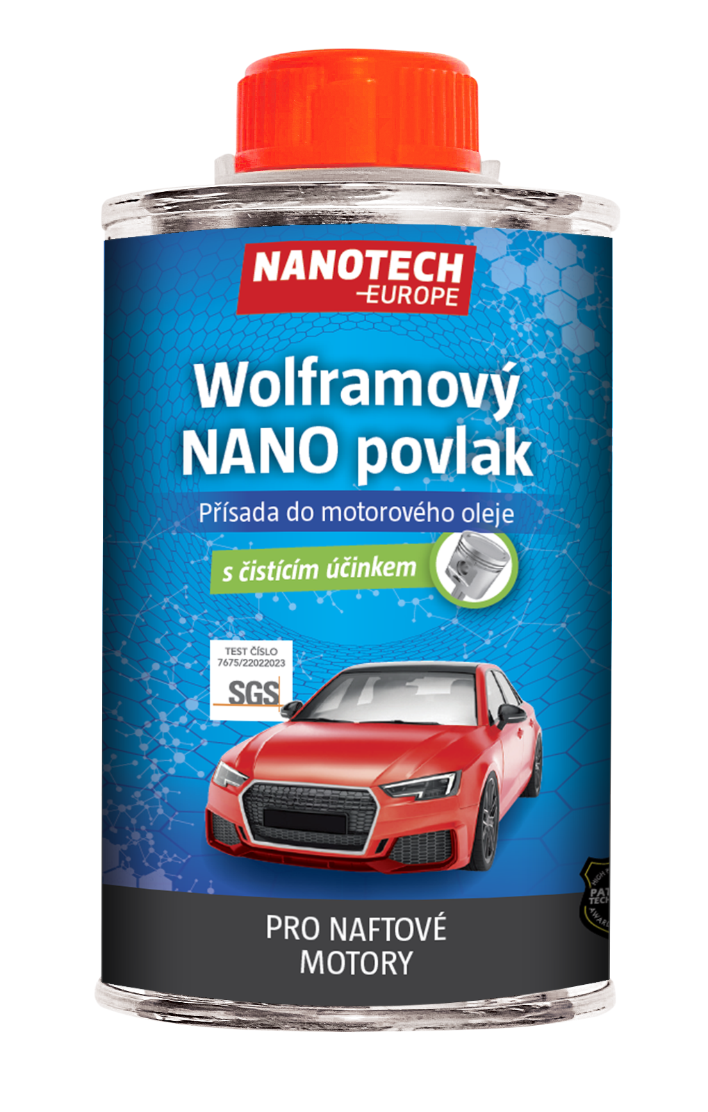 NANOTECH-EUROPE Wolframový NANO povlak s čisticím účinkem pro naftové ...