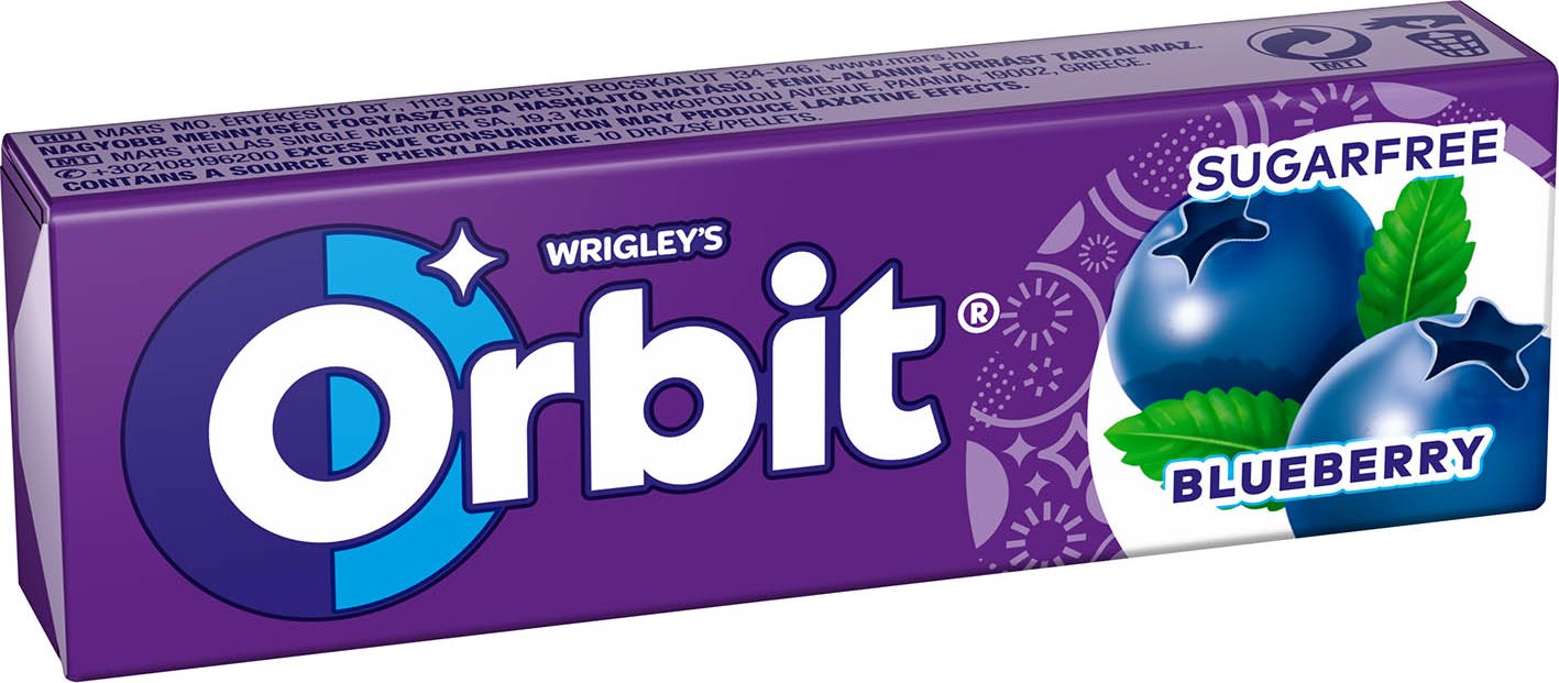 Orbit Žvýkačky 14 g borůvka od 14 Kč - Zbozi.cz