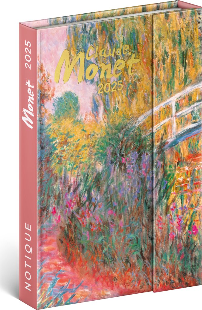 Notique Magnetický diář východní verze 11 x 16 cm týdenní 2025 Claude ...